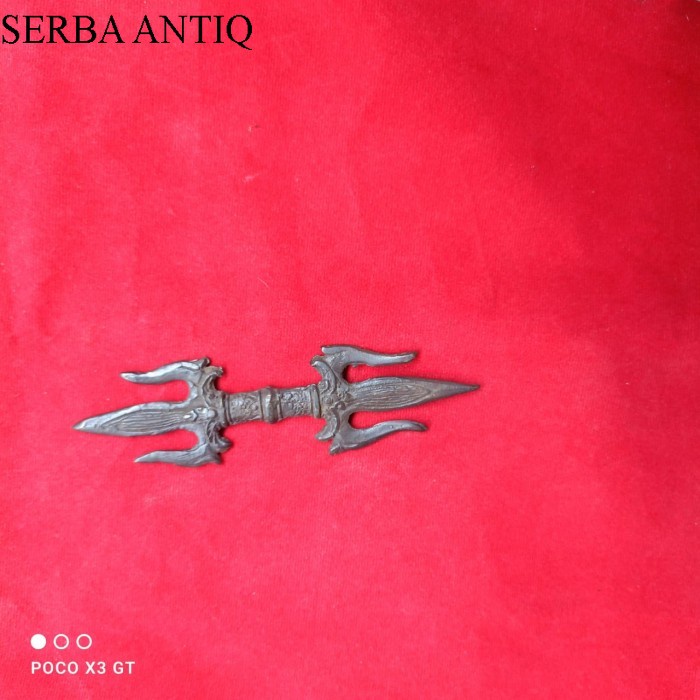 Jual SA Termurah ajimat trisula kembar full kuningan sepuh majapahit bk ...