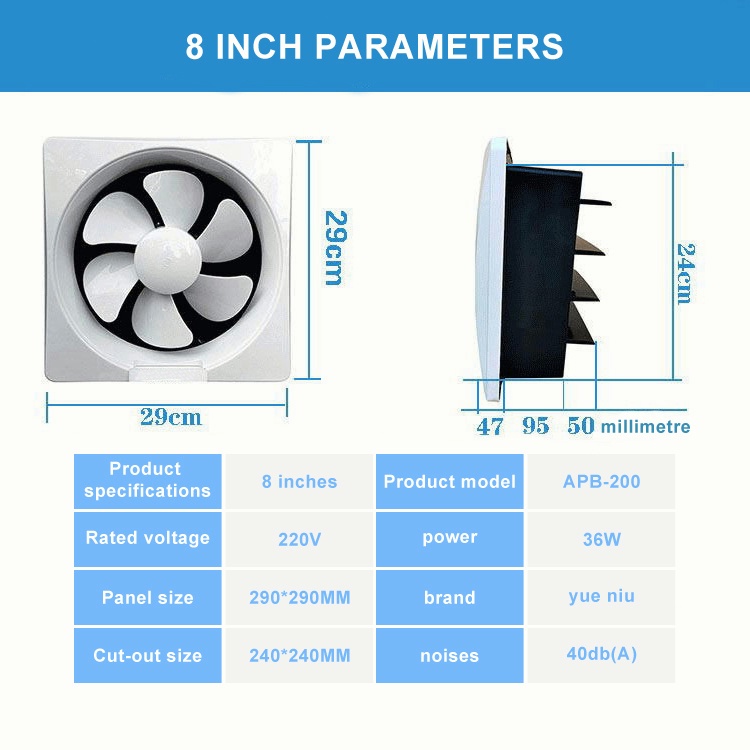 Jual WALL EXHAUST HEXOS/HEKSOS FAN DINDING 10" (25 CM) EXHAUST FAN ...