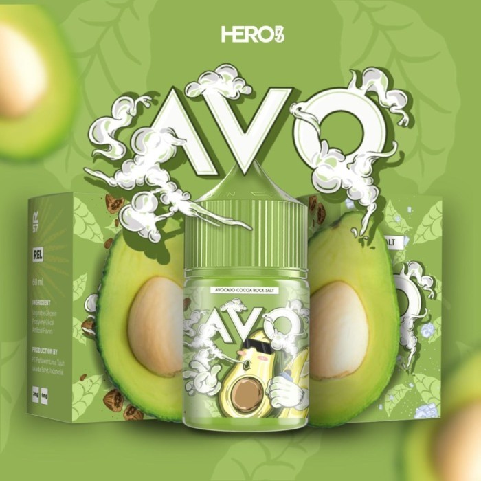 Jual R57 Avo Avocado Cocoa Rock 60ML by Hero57 - Liquid Avo57 Avocado ...