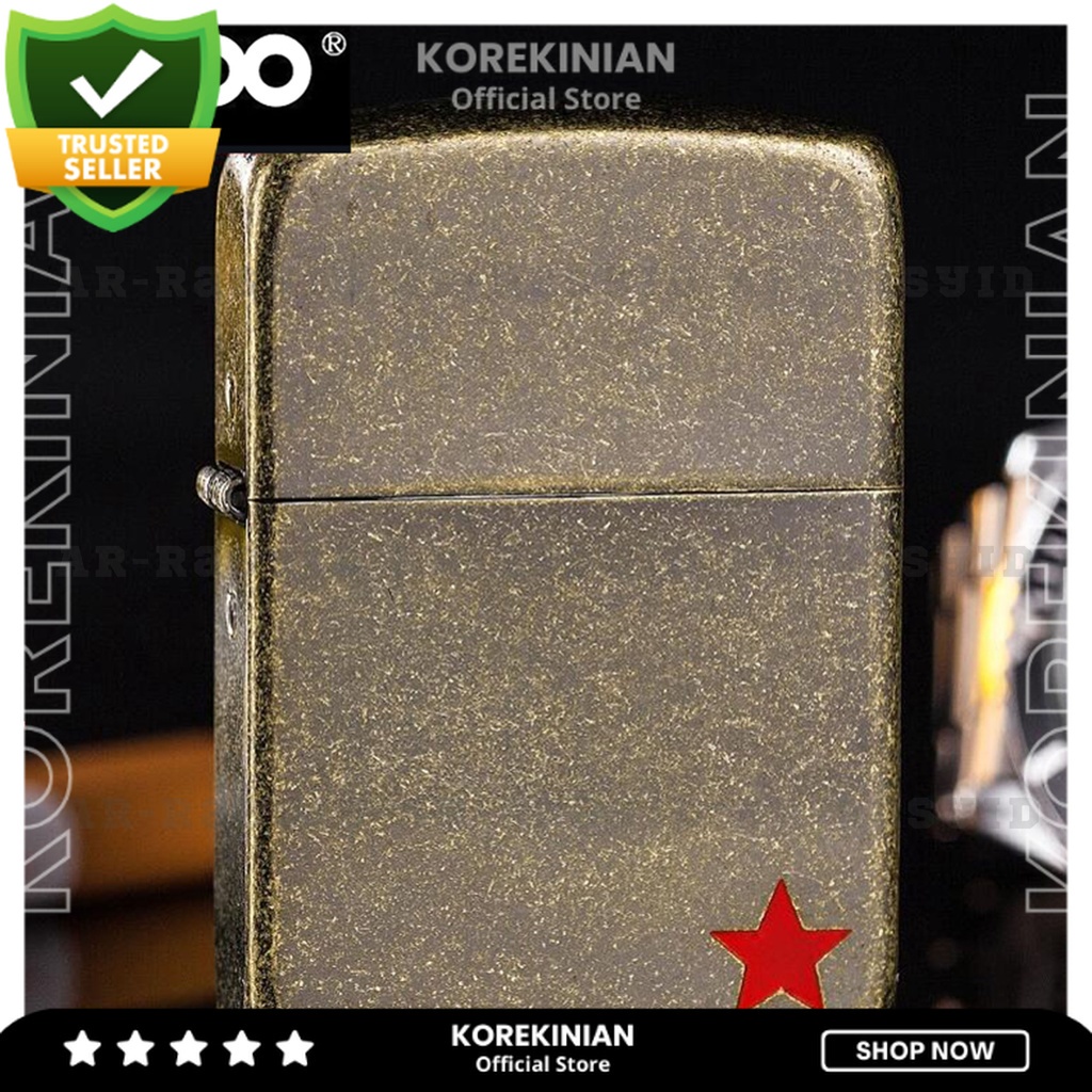 Jual Korek Api Minyak Zp Copper Motif Red Star 1941 | Shopee Indonesia