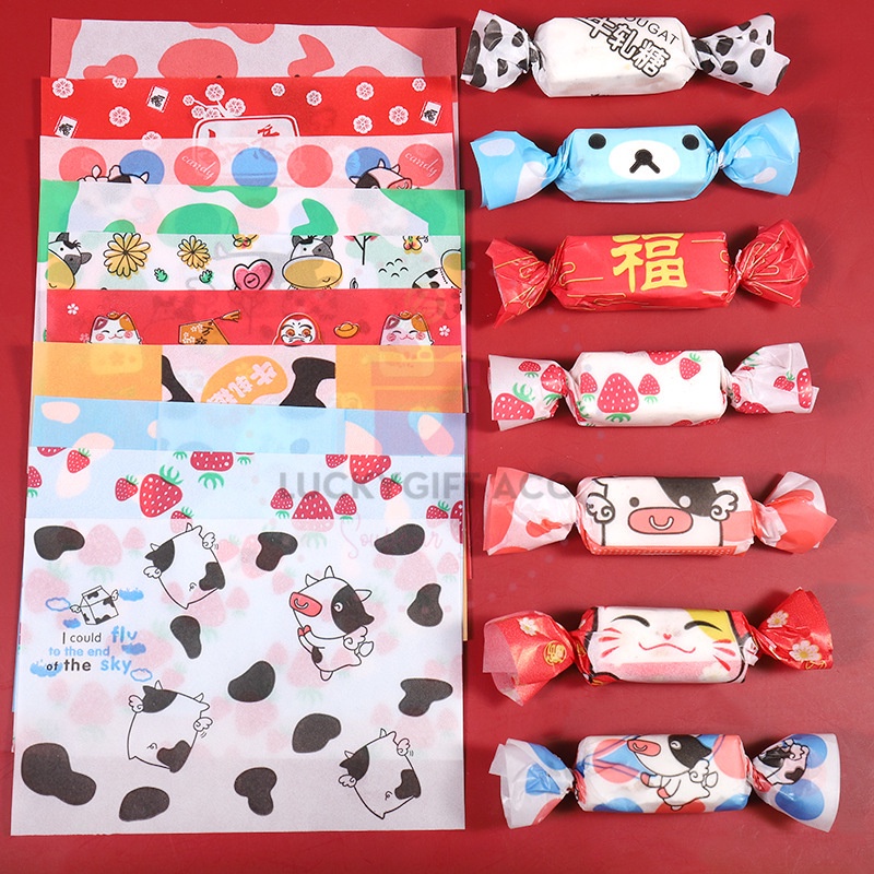 Jual (SANRIO UNIQUE 23) (100pcs) KERTAS PEMBUNGKUS PERMEN / KERTAS ...