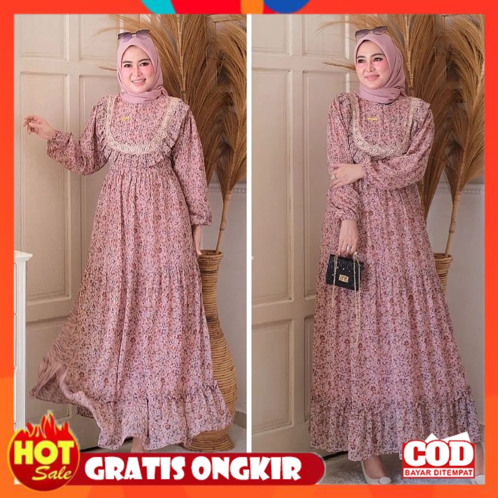 Jual KAIN ADEM HALUS TEBAL / SAKURA DRESS BO ( M L XL XXL ) DAPAT GAMIS ...