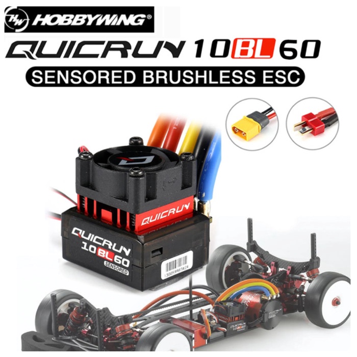 Jual Hobbywing QuicRun 10BL60 60A Sensored Brushless ESC | Shopee Indonesia