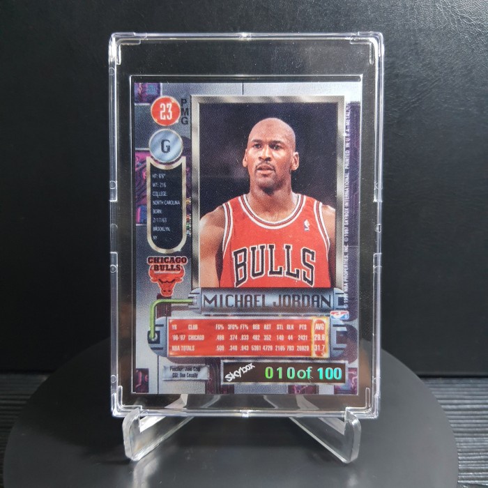Jual Kartu Basket 1998 Custom Card PMG Green 23 Michael Jordan | Shopee ...