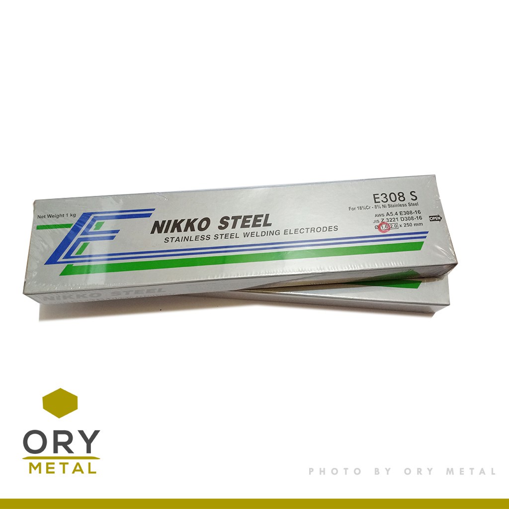 Jual FP92 Kawat Las Stainless NIKKO STEEL E308 1.6 mm (1kg) | Shopee ...