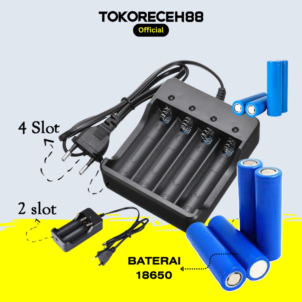 Jual DESKTOP CHARGER BATERAI RECHARGER BATERAI ISI ULANG 18650 CHARGER ...