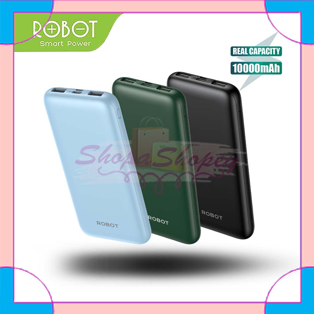 Jual PowerBank ROBOT RT12 10000 mAh Dual Input Dual Output - Garansi ...