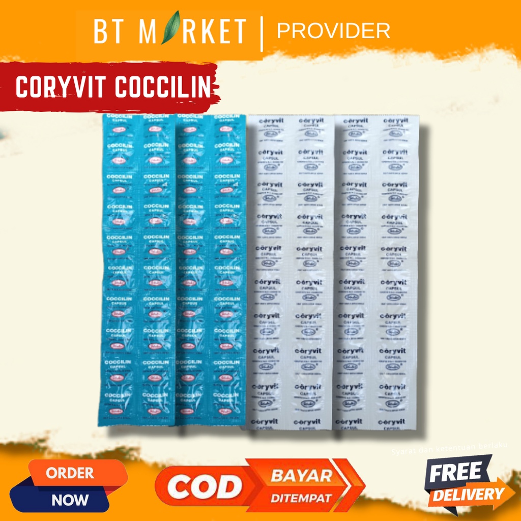 Jual Coccilin Coryvit capsul 10 kapsul wonder | Shopee Indonesia