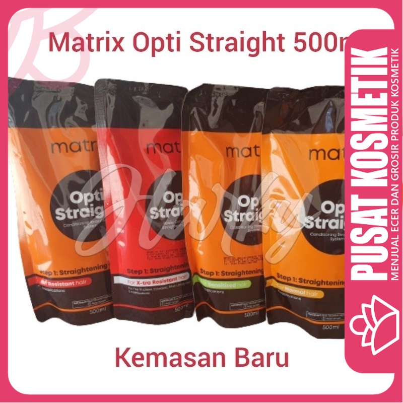 Jual MATRIX OPTI STRAIGHT 500 ml optistraight obat smoothing rambut ...