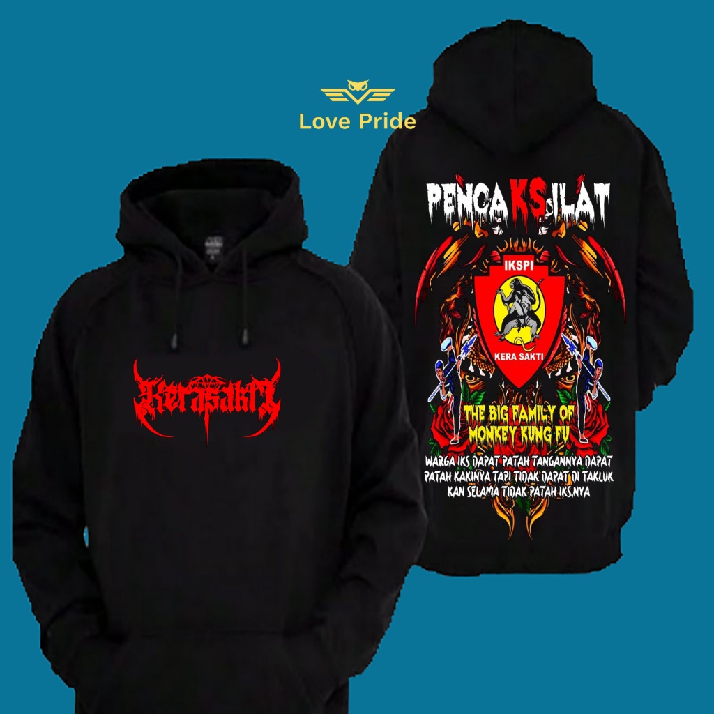 Jual Sweater Hoodie Distro Pencak Silat IKSPI Kera Sakti The Big Family ...