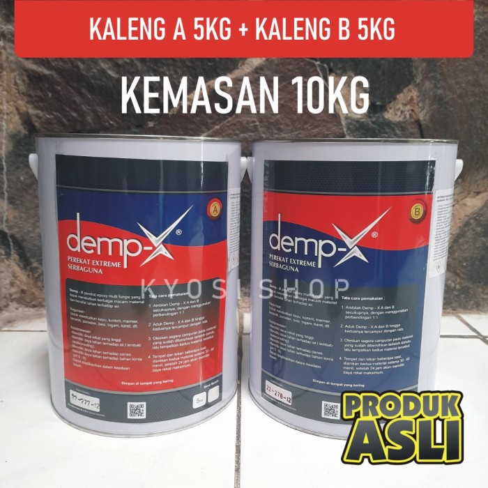 Jual Lem Perekat Extreme Serbaguna Demp-X DEMPX 10kg Basah Dalam Air ...