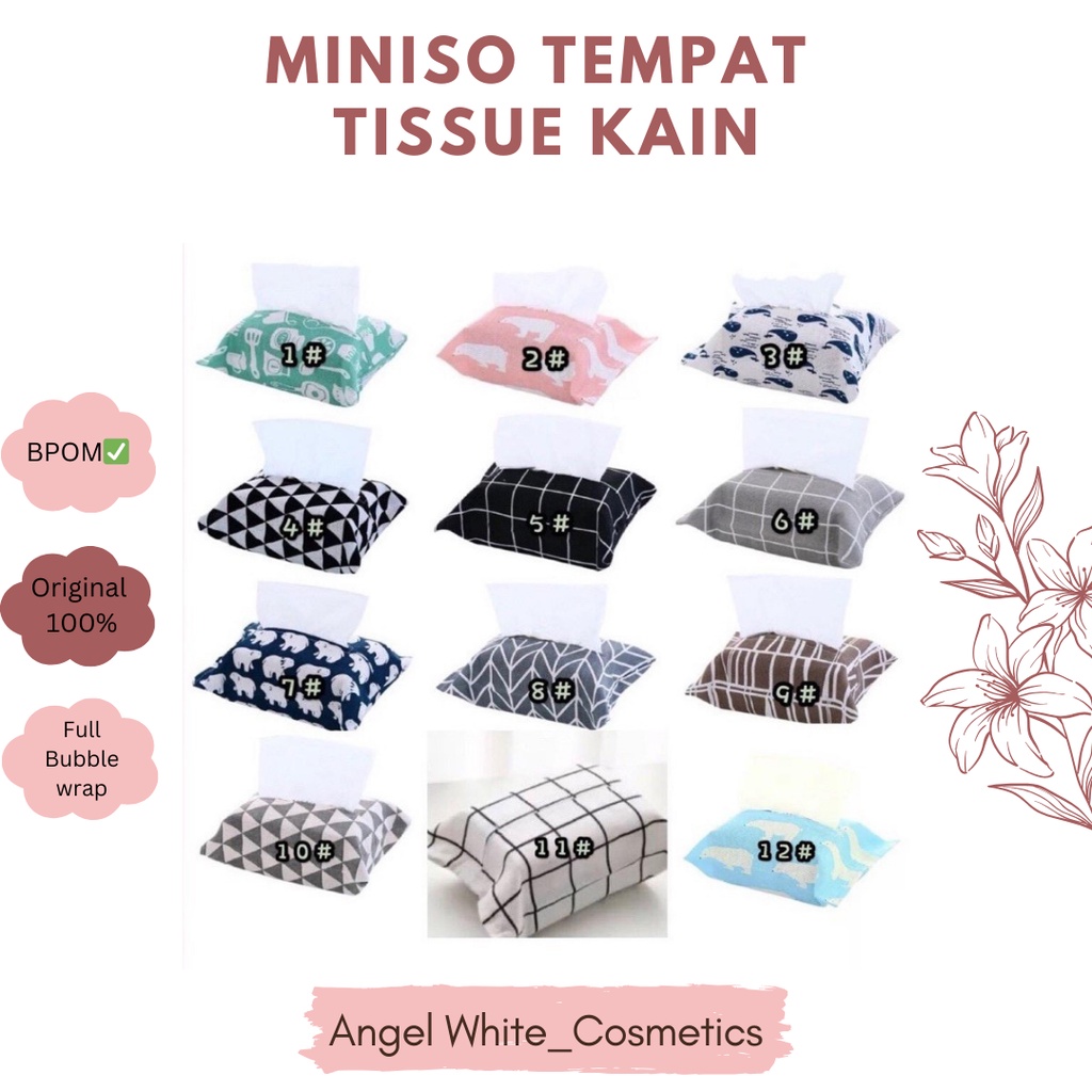 Jual MINISO TEMPAT TISSUE KAIN | Shopee Indonesia