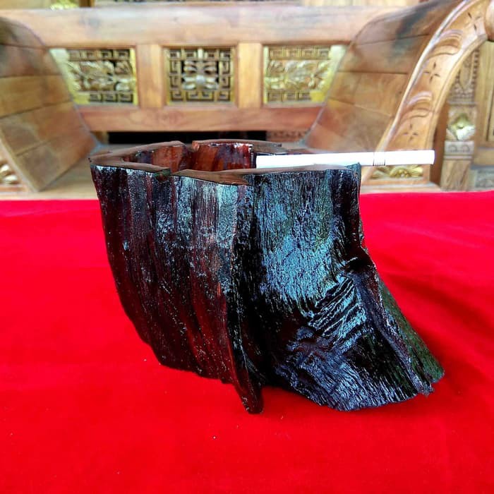 Jual Asbak Rokok Kayu Sono Keling Rose Wood Jawa Asli | Shopee Indonesia