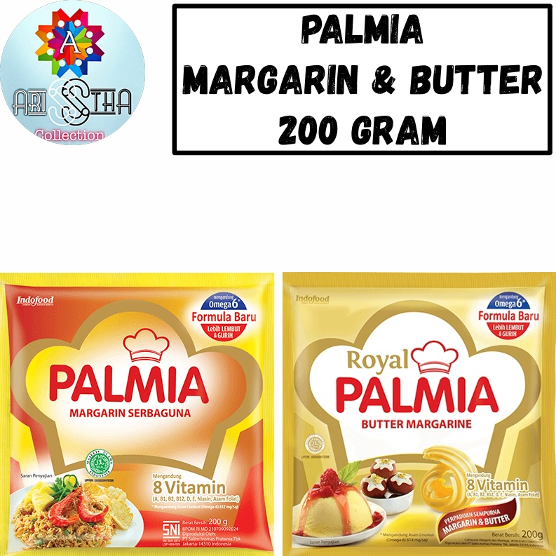 Jual Royal Palmia Mentega dan Margarine Serbaguna 200 Gram | Shopee ...