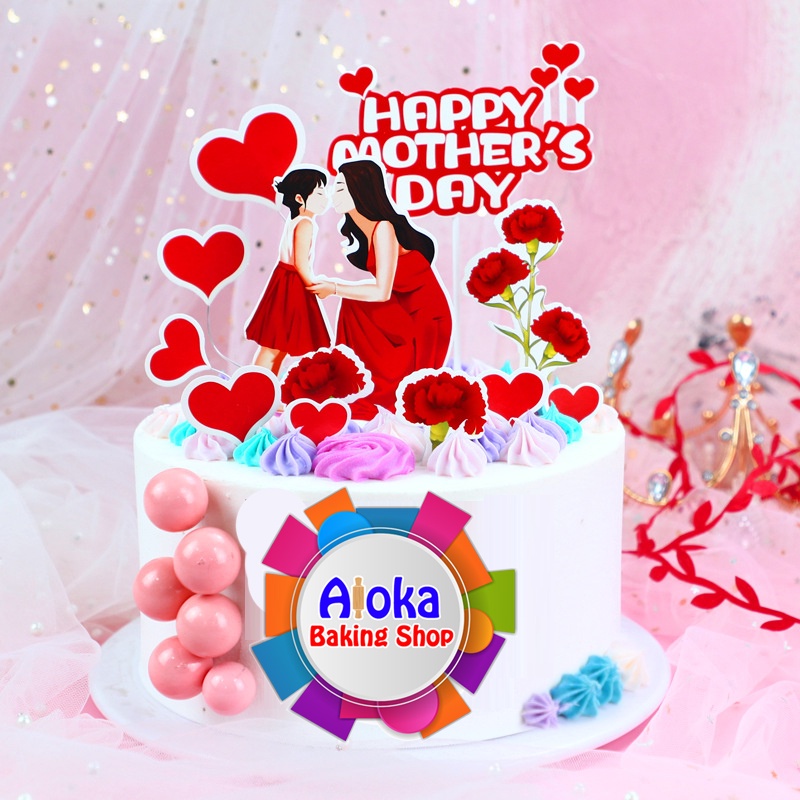 Jual Topper Kertas Tema Hari Ibu / Mothers Day Cake Topper | Shopee ...