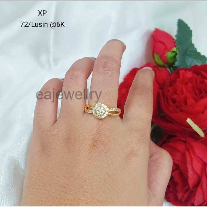 Jual Model Cincin Emas New 2024 Viral 24 Karat Asli All Size | Shopee Indonesia