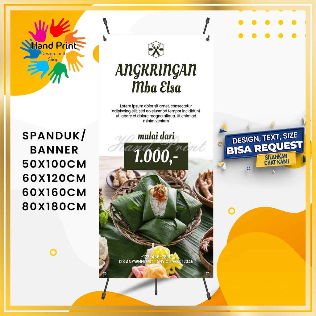 Jual SPANDUK / BANNER MMT Angkringan Sate Seafood Seblak Ceker Sosis ...