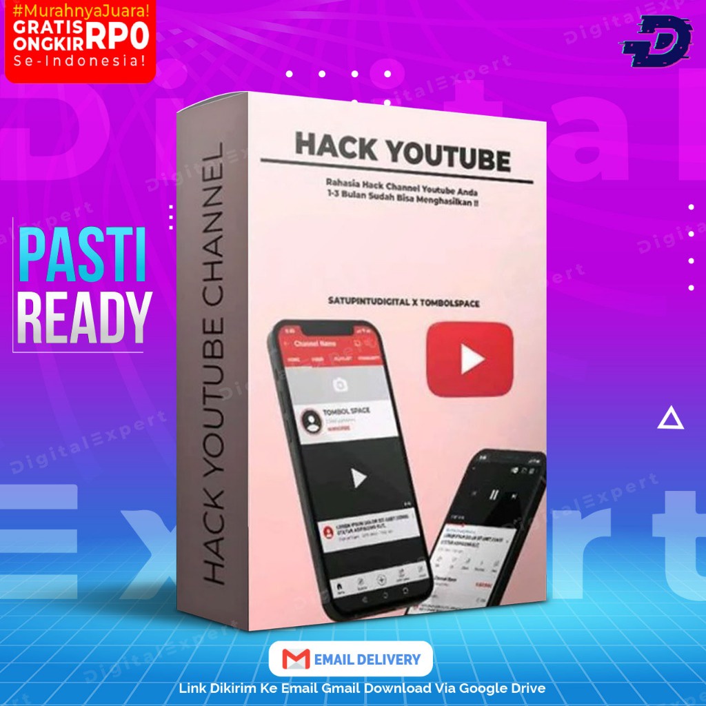 Jual KELAS HACK YOUTUBE - Bangun Channel Cepat dan Menghasilkan ...