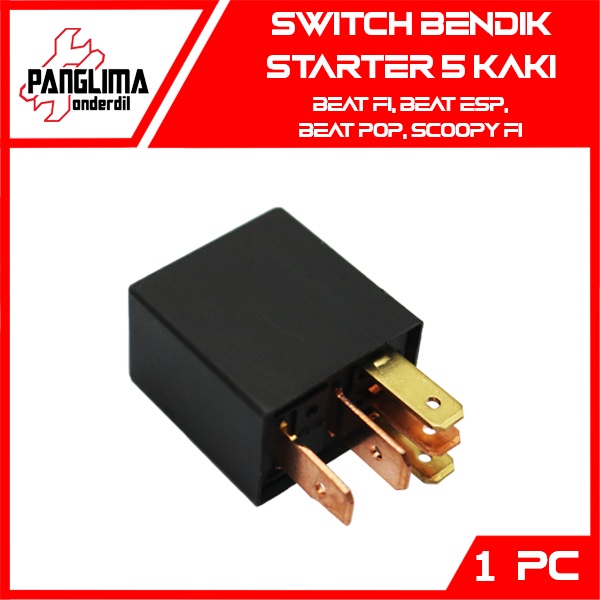 Jual Switch Bendik Starter 5 Pin Kaki Beat FI Old Lama Pop eSP Scoopy ...