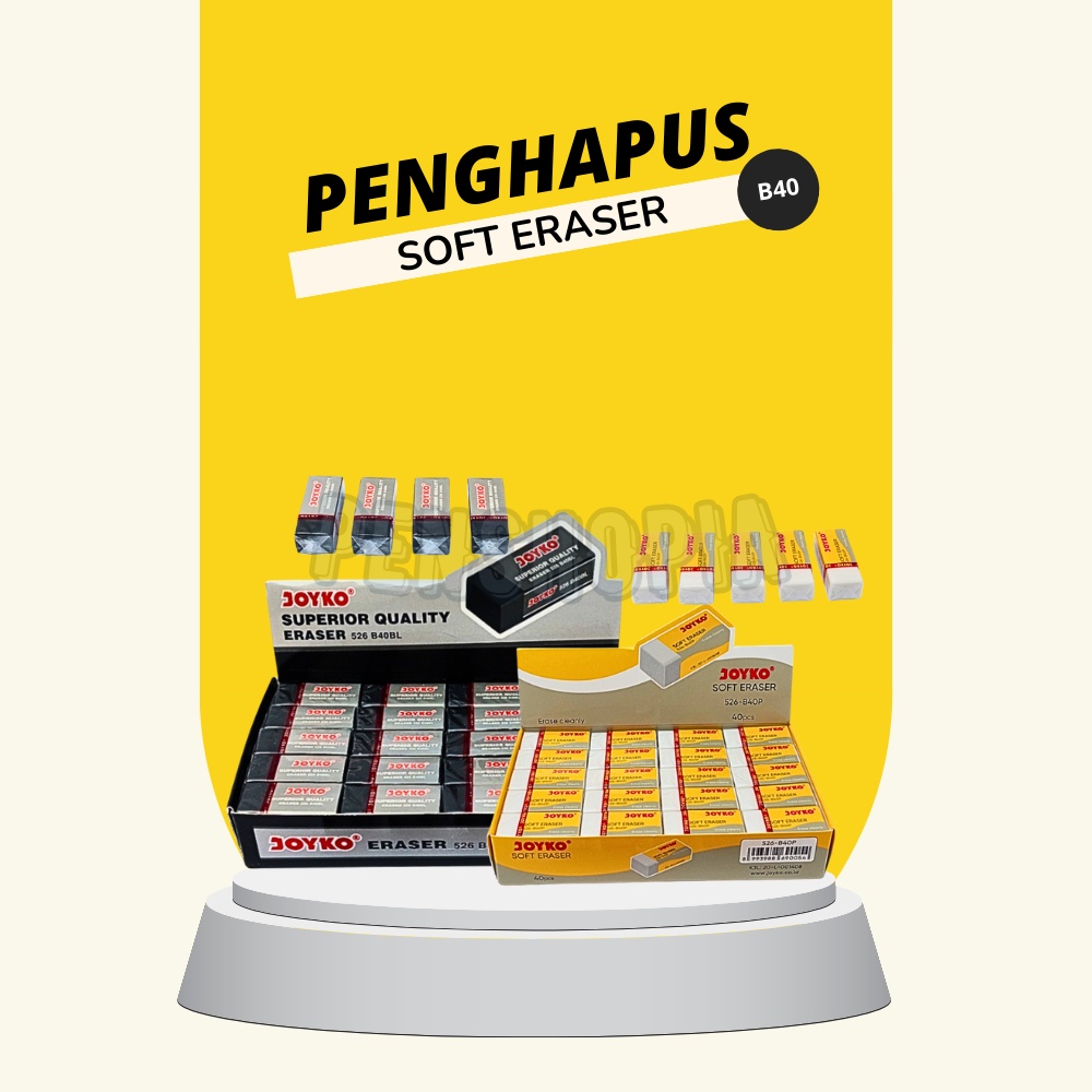 Jual Penghapus Pensil / Penghapus Joyko B-40 Ukuran Kecil | Shopee ...