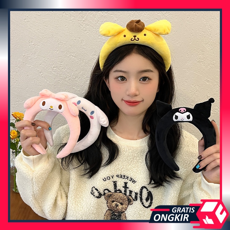 Jual Gratis Ongkir - F6086 Bandana Boneka Karakter Lucu / Bando Boneka ...