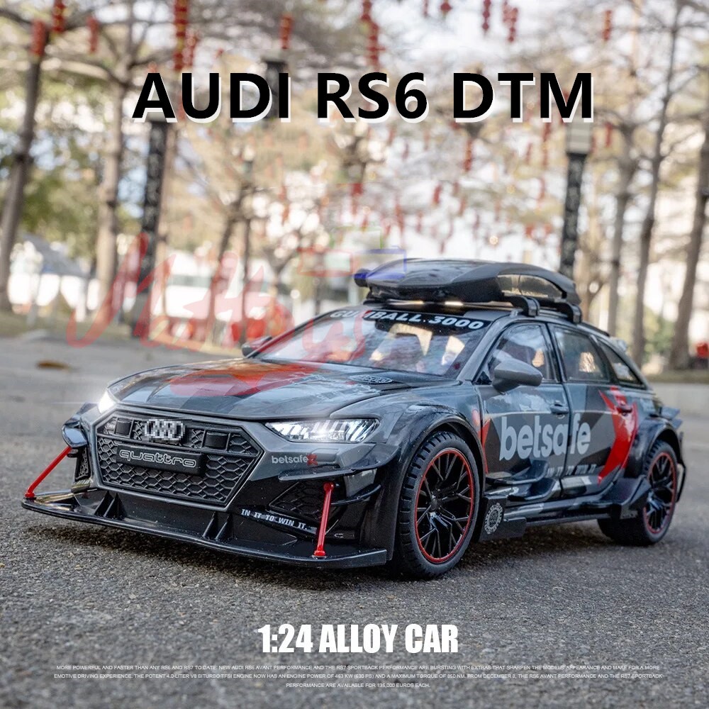Jual Diecast Jinlifang model Audi RS6 DTM 1:24 Alloy material koleksi ...