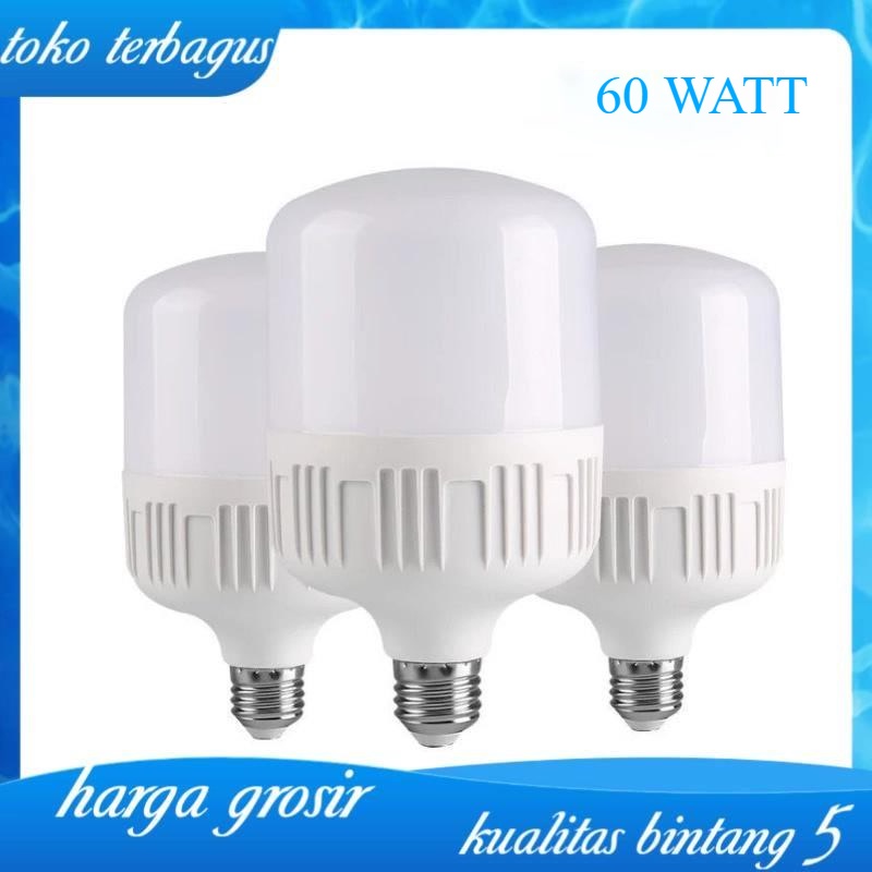 Jual Lampu Bohlam LED Bulb Besar Jumbo 60watt awet Super Terang ...