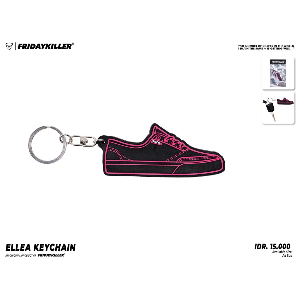 Jual GANTUNGAN KUNCI FRIDAY KILLER | ELLEA KEYCHAIN | Shopee Indonesia