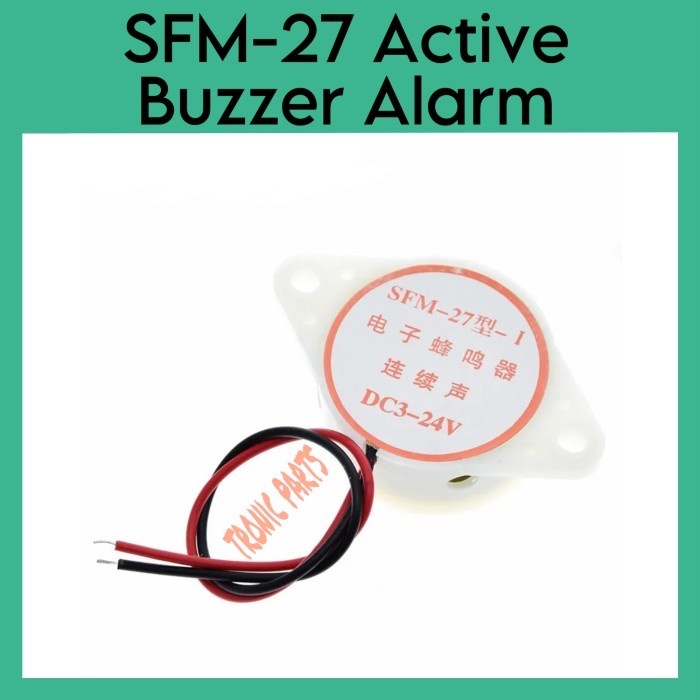 Jual SFM-27 Active Buzzer Alarm SFM27 Piezo Beep Tone Ringer | Shopee Indonesia