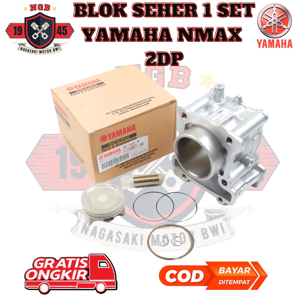 Jual Blok Seher Mesin Motor Nmax / Blok Mesin 1 Set Yamaha N-MAX 155 ...