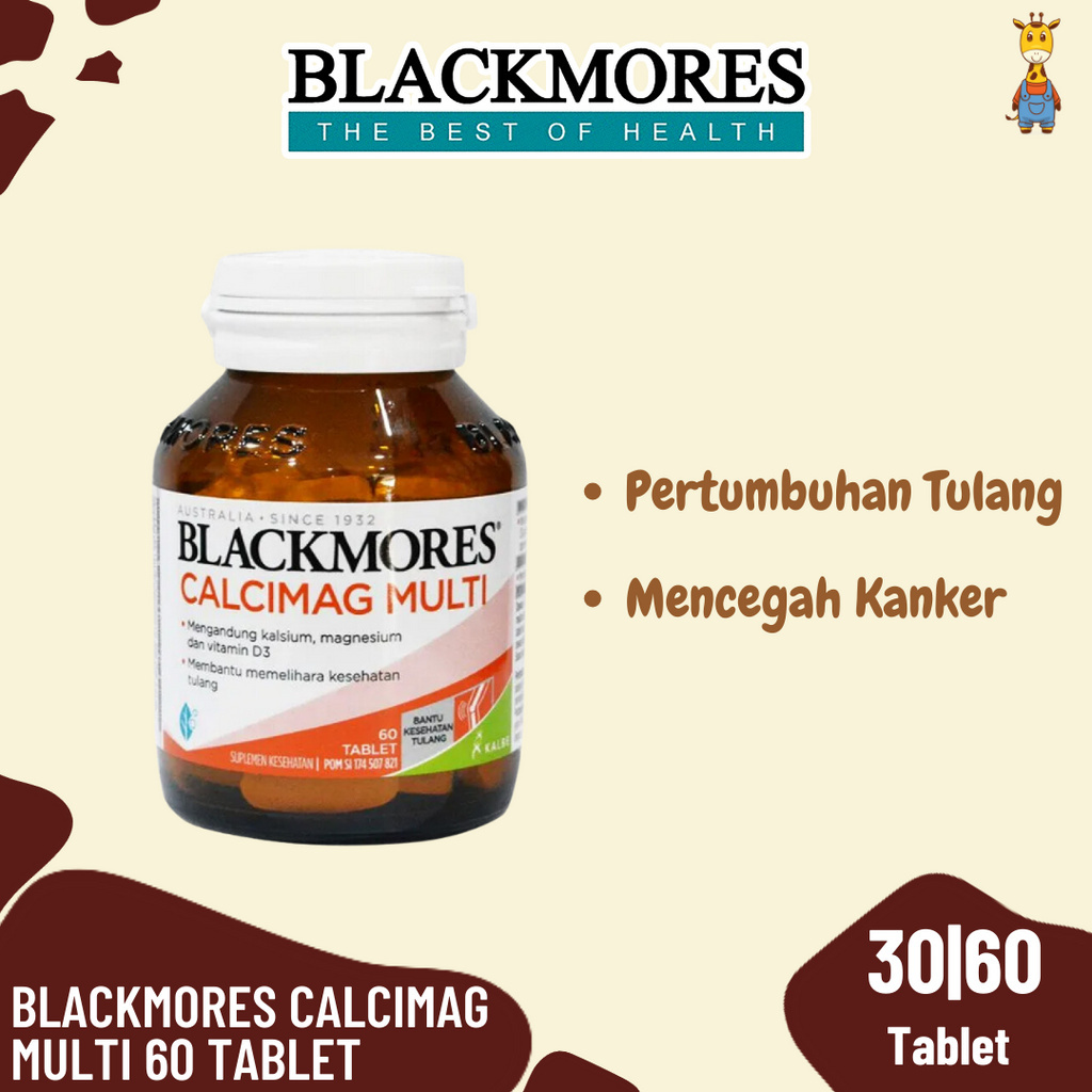 Jual Blackmores Calcimag Multi 30 | 60 Tablet - Vitamin Tulang - Vitamin | Shopee Indonesia