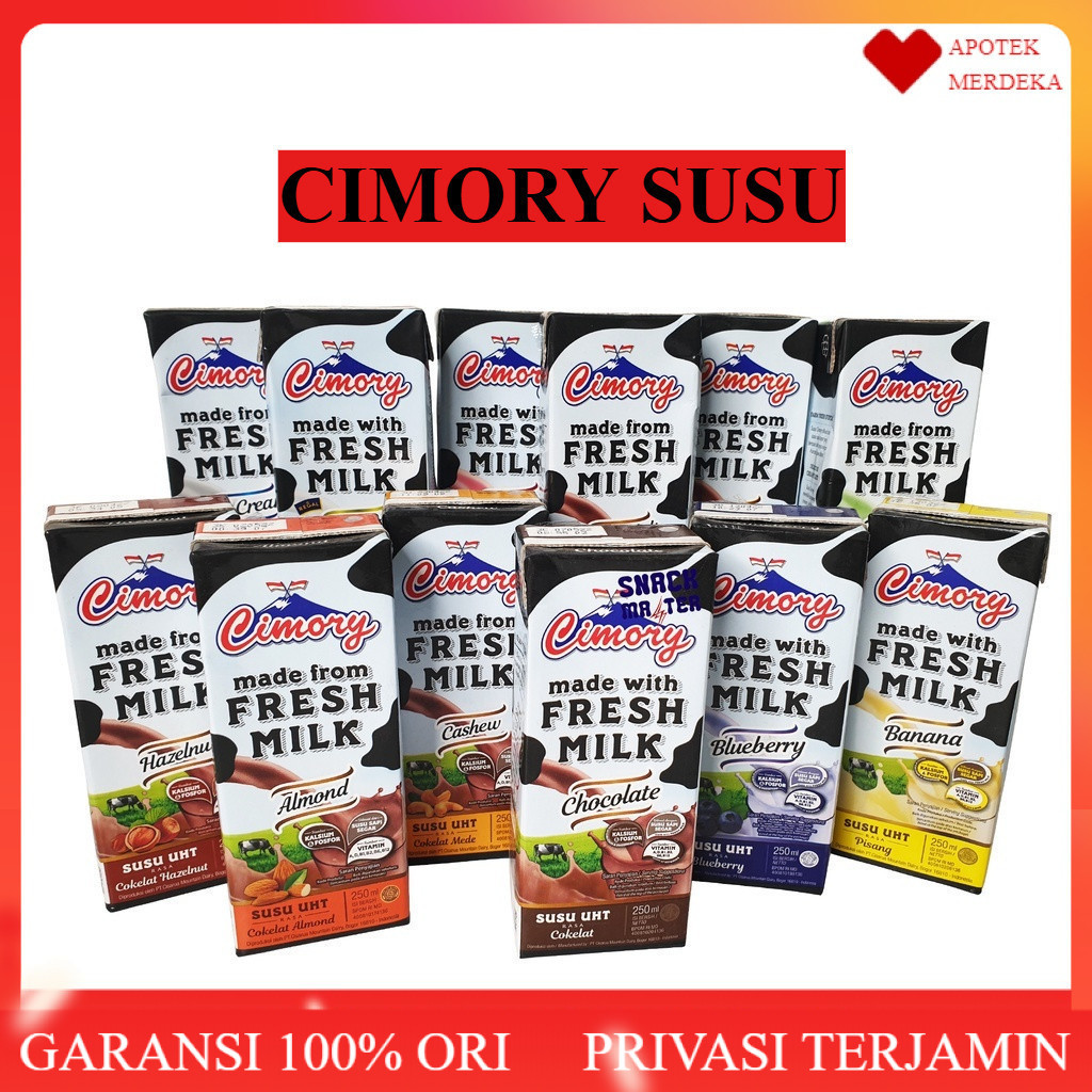 Jual Cimory Fresh Milk - Netto 250 mL. | Shopee Indonesia