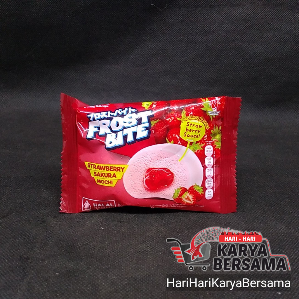 Jual ES KRIM ICE CREAM GLICO WINGS FROST BITE STRAWBERRY SAKURA MOCHI ...