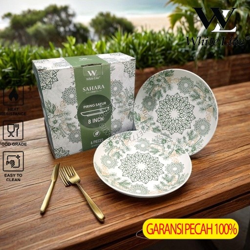 Jual Piring Aesthetic 1 PCS Plate WHITELINE Fruit Shape 8in SAHARA ...