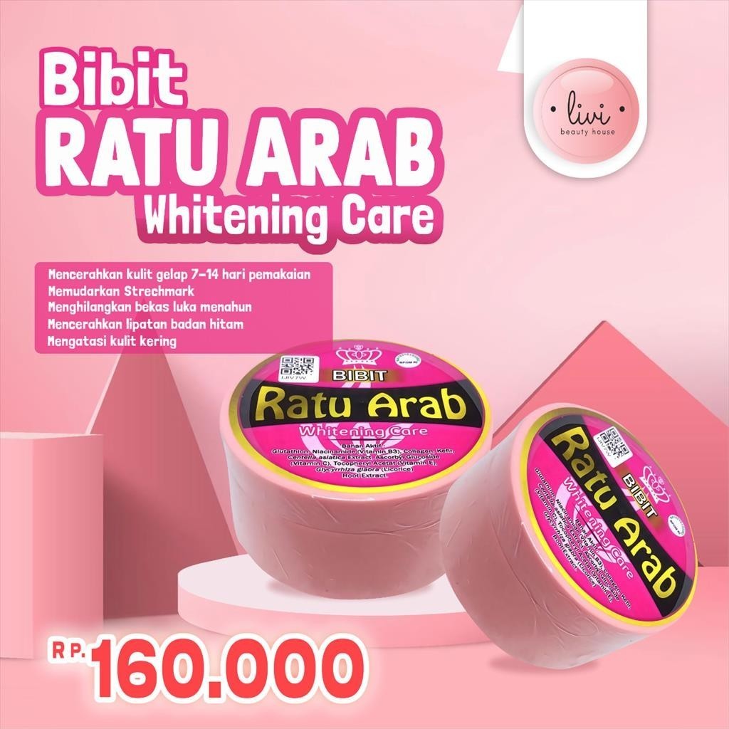 Jual MINJIE x Ratu Arab Bibit Whitening Care 250gr(PINK) | Shopee Indonesia