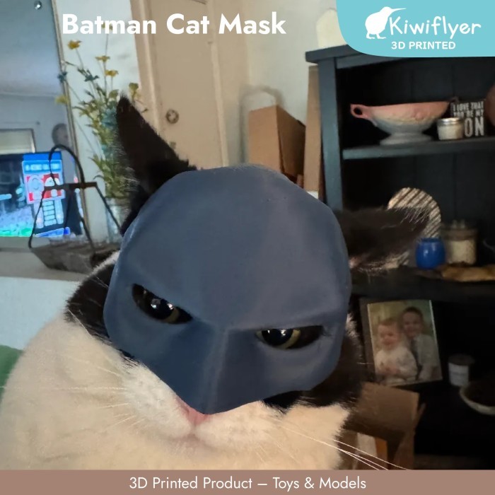 Jual Topeng Kucing Batman Lucu - Batman Cat Mask - 3D Printed | Shopee ...