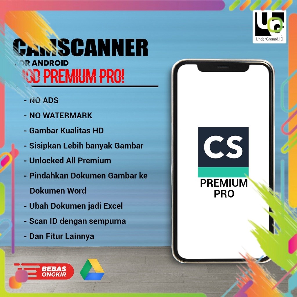 Jual Beli 1 Gratis 1 Aplikasi CamScanner - PDF Scanner Pro Premium Selamanya khusus Android only ...