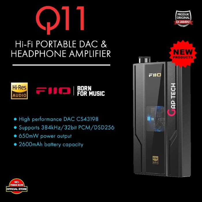 Jual Fiio Q11 / Q 11 Portable Hi-Fi DAC and Headphone Amplifier / DAC AMP | Shopee Indonesia
