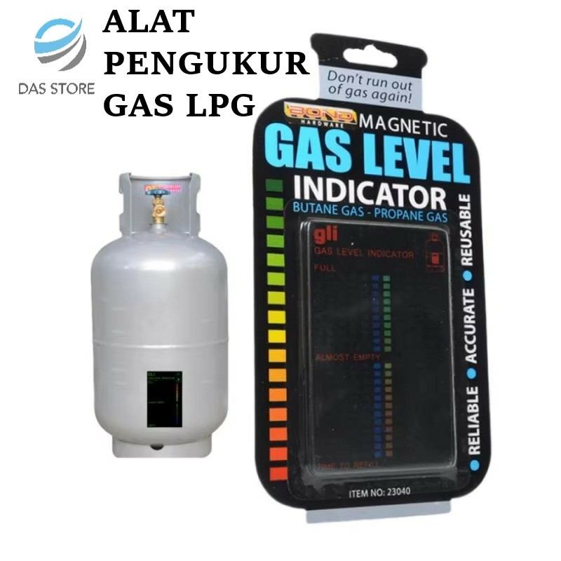 Jual Alat Pengukur Gas LPG Magnetic Sticker Indikator Level Tabung Gas ...