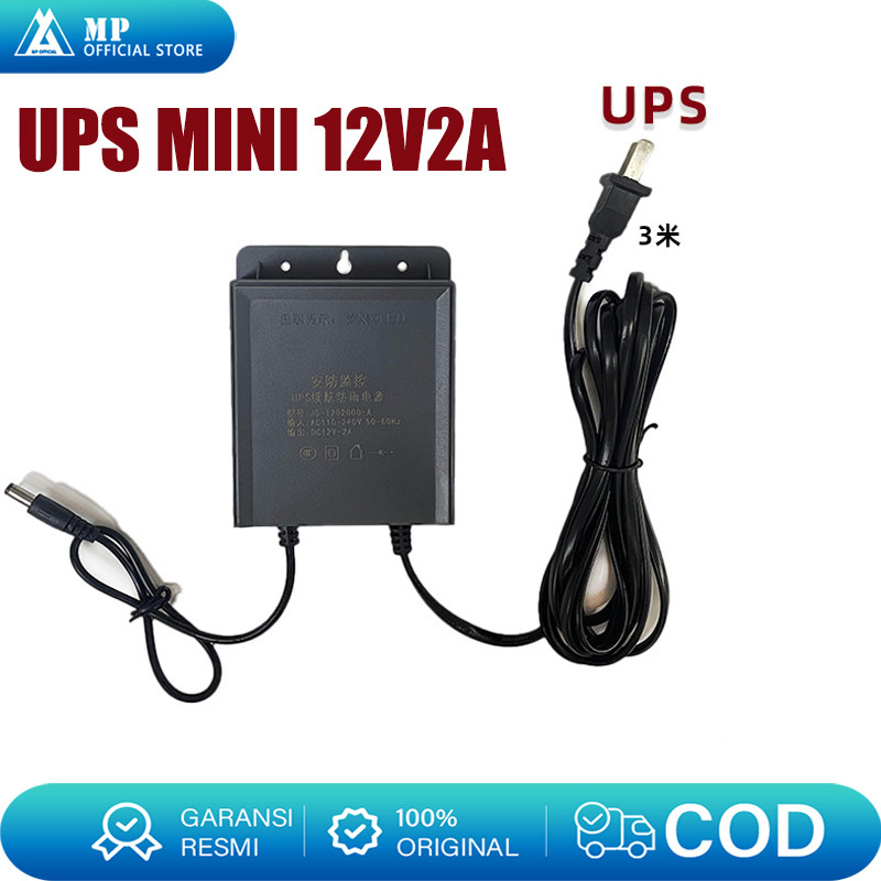 Jual UPS Mini 12V 2A Adaptor Power DC Mini UPS CCTV Untuk Router Wifi ...