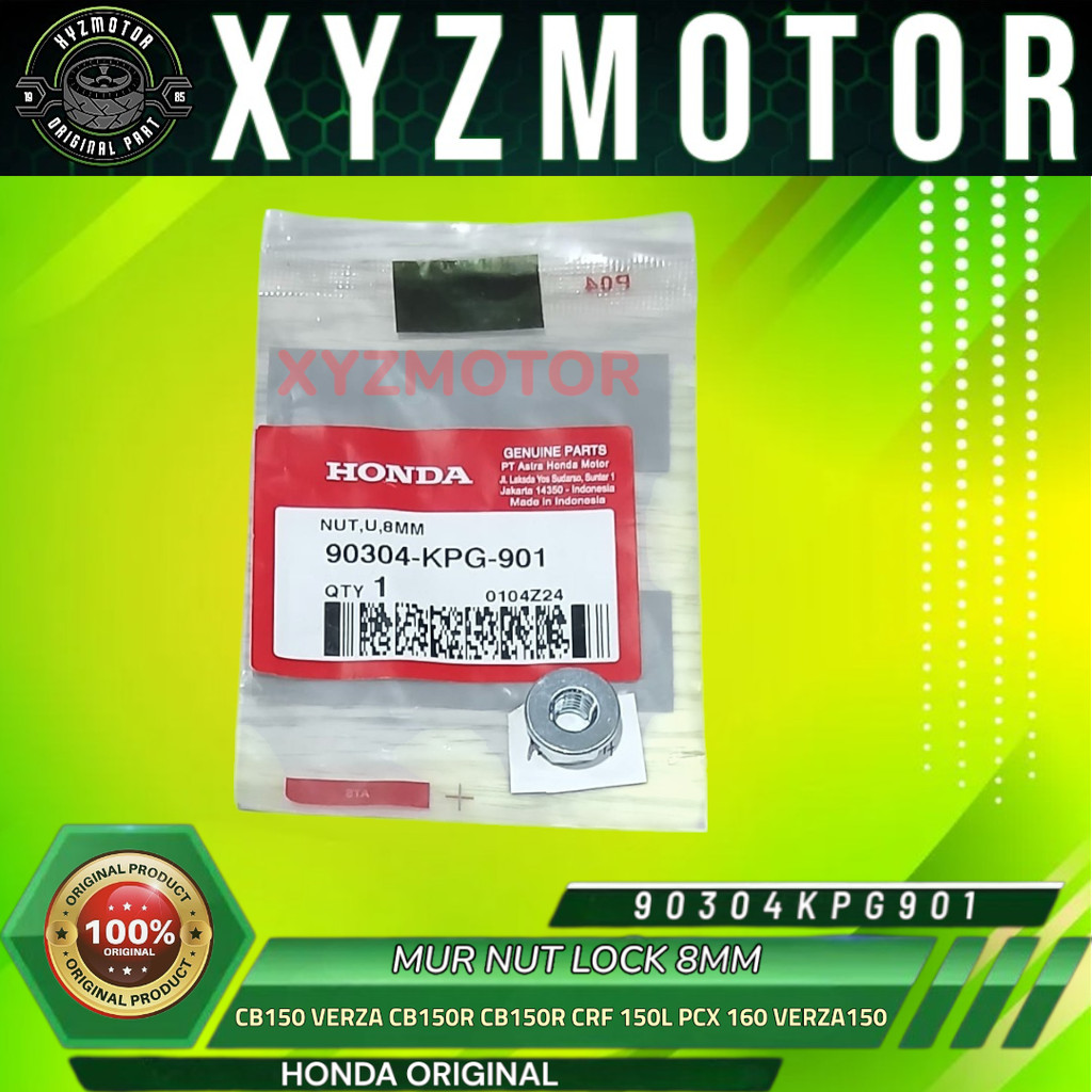 Jual MUR NUT LOCK 8MM CB150VERZA CB150R CRF 150L PCX 160 VERZA 150 ...