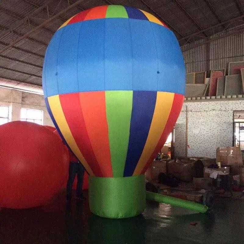 Jual rooftop standing advertising hot air balloon model standing ...