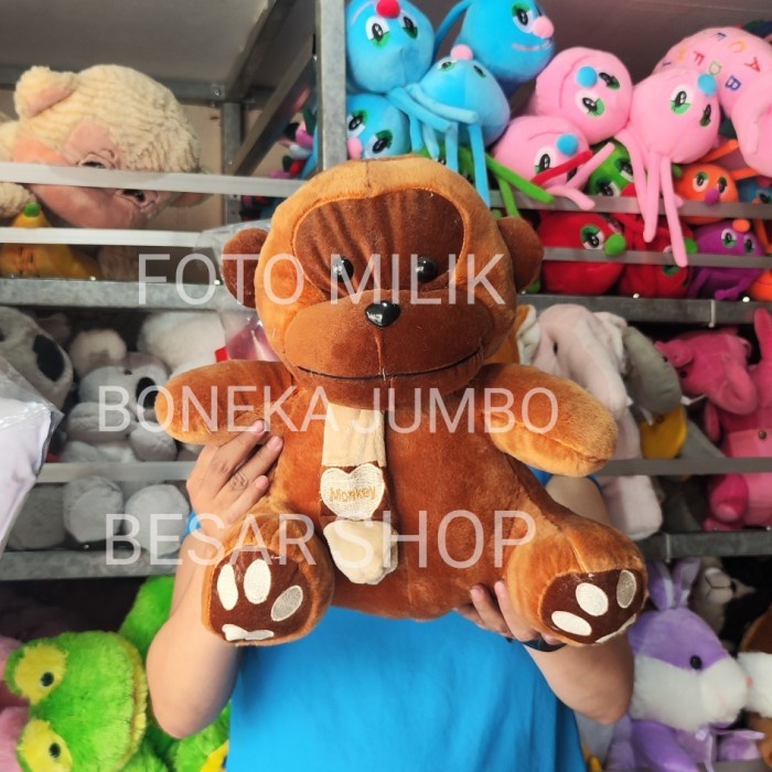 Jual FOTO ASLI REAL PICT! BONEKA HEWAN BINATANG KINGKONG ORANG HUTAN ...