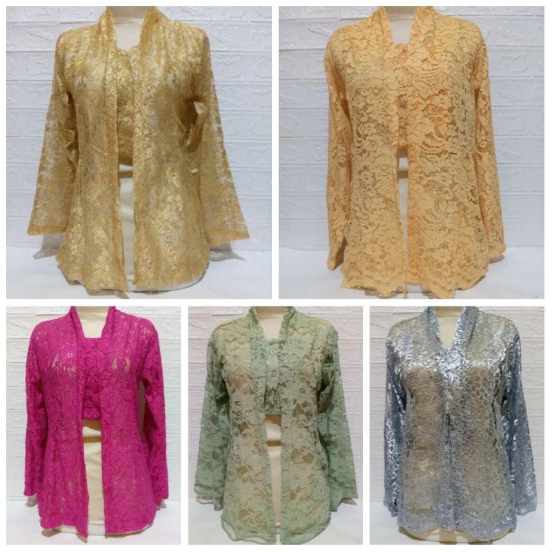 Jual KEBAYA KUTU BARU/KEBAYA BALI BROKAT SOFIA BED/ BAJU NENEK JAMAN ...
