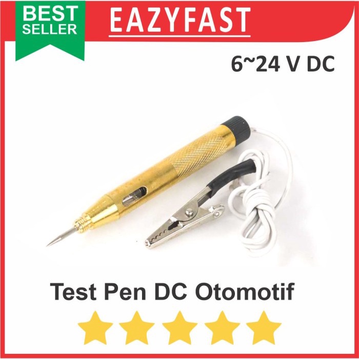 Jual Test Tes Pen DC Otomotif Arus Accu Aki Motor Mobil 6V 12V 24V ...