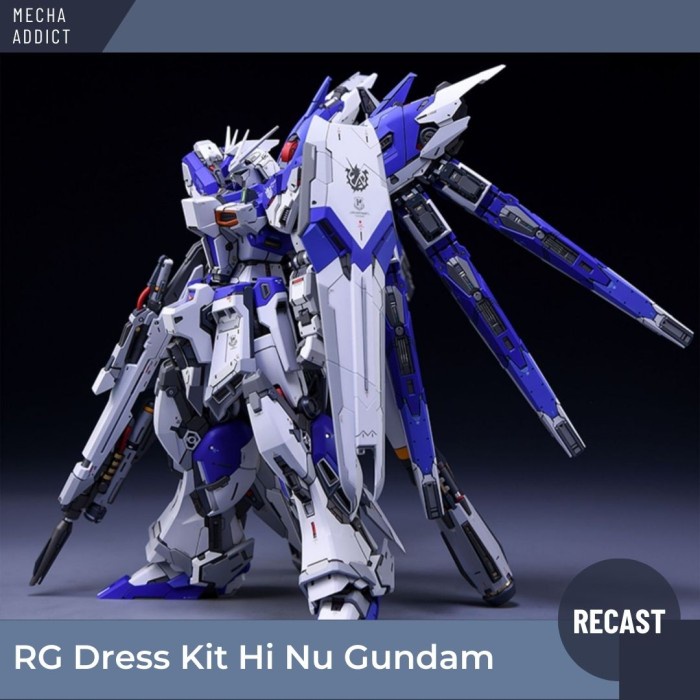 Jual 1/144 RG Resin Conversion Dress Kit Hi Nu Gundam Fortune Meow ...