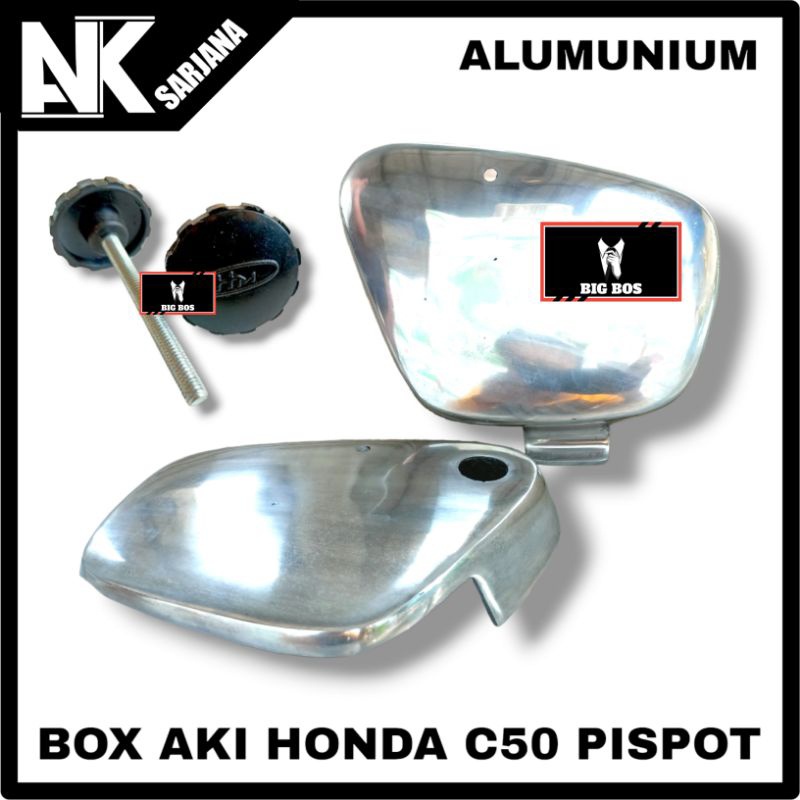 Jual BOX AKI HONDA C50 PISPOT DIRAL KEMPOLAN AKI C50 PISPOT ALUMUNIUM ...