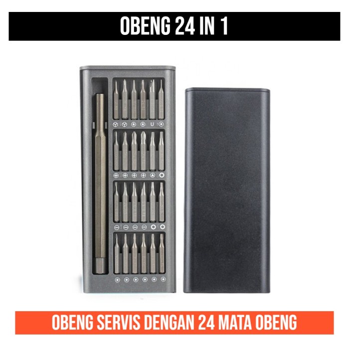 Jual Obeng Set 24 in 1 24in1 Hp full Servis Service Komputer Laptop Hp ...