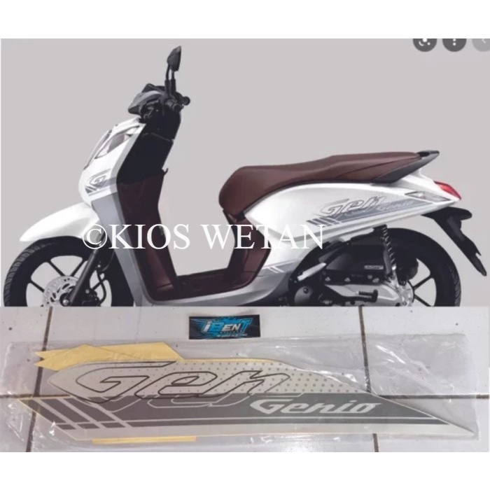Jual STRIPING STANDAR HONDA GENIO PUTIH 2021 POLET stiker | Shopee ...