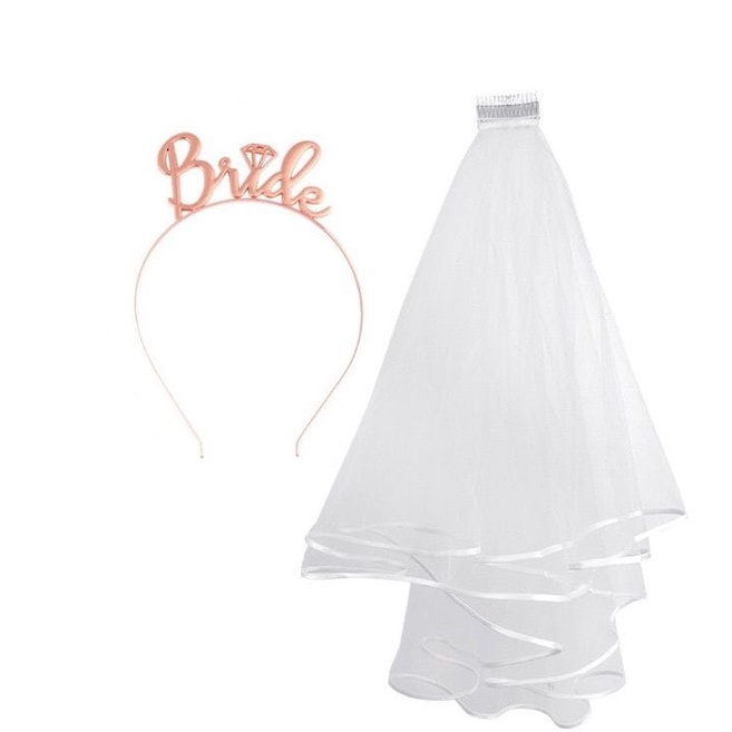Jual FULL SET 4pcs Set BRIDAL SHOWER BRIDE TO BE ACCESORIES AKSESORIS ...